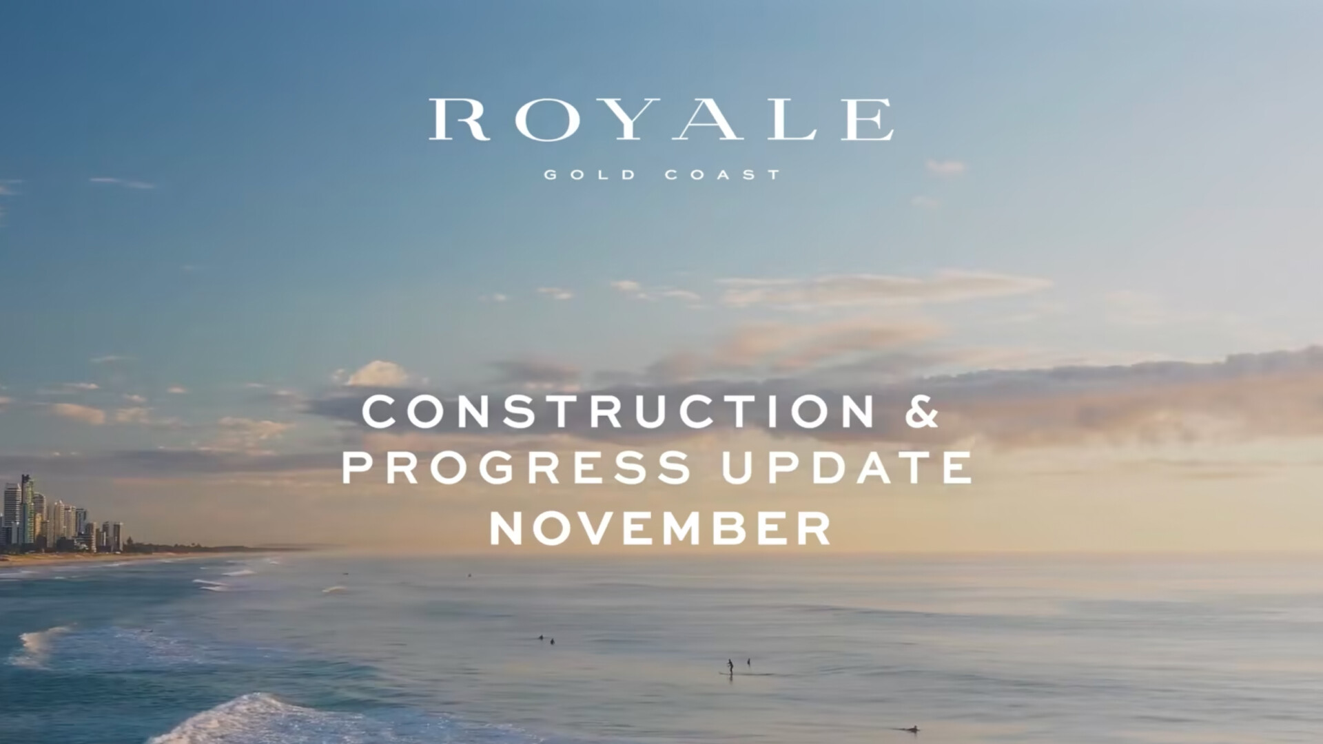 Royale Gold Coast - Construction & Progress Update - November 2022 - TOTAL Property Group